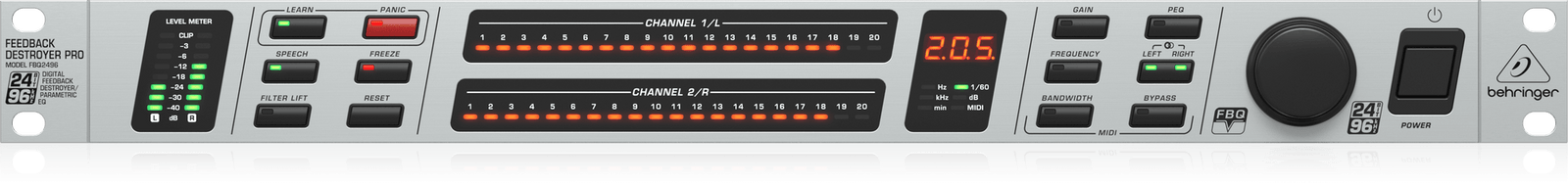 Behringer FBQ2496 – Automatic Ultra-Fast Feedback Destroyer & Parametr ...